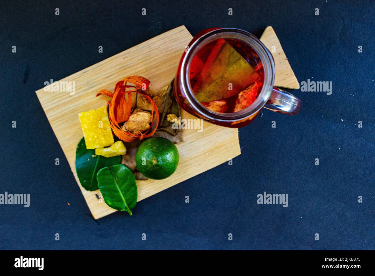 wedang uwuh is traditional herbal drink from indonesia. made from ...