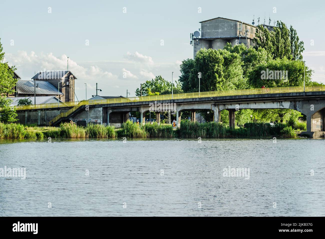 Srbobran is a town in Serbia. View of the old mill building in Srbobran ...