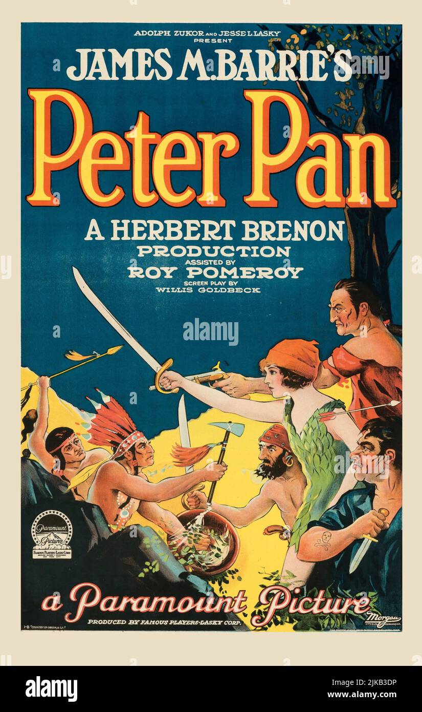 PETER PAN (1924), directed by HERBERT BRENON. Credit: PARAMOUNT ...