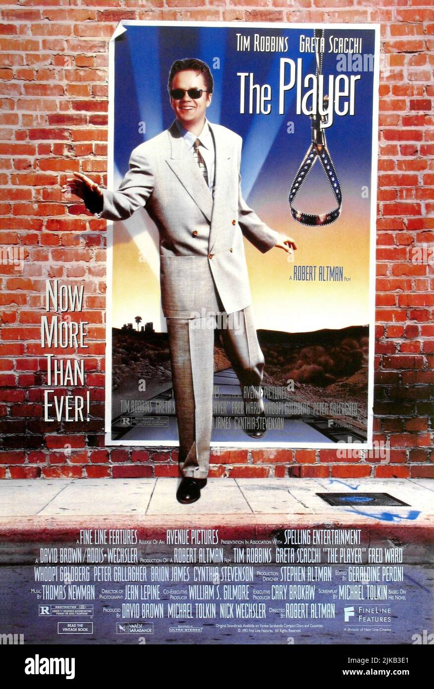 TIM ROBBINS in THE PLAYER (1992), directed by ROBERT ALTMAN. Credit ...
