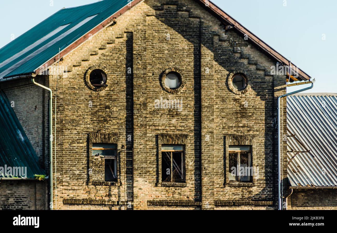 Srbobran is a town in Serbia. View of the old mill building in Srbobran ...