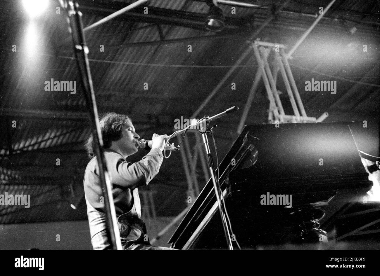 Gary Brooker/Procol Harum, 1970 Isle of Wight Festival, England, UK ...