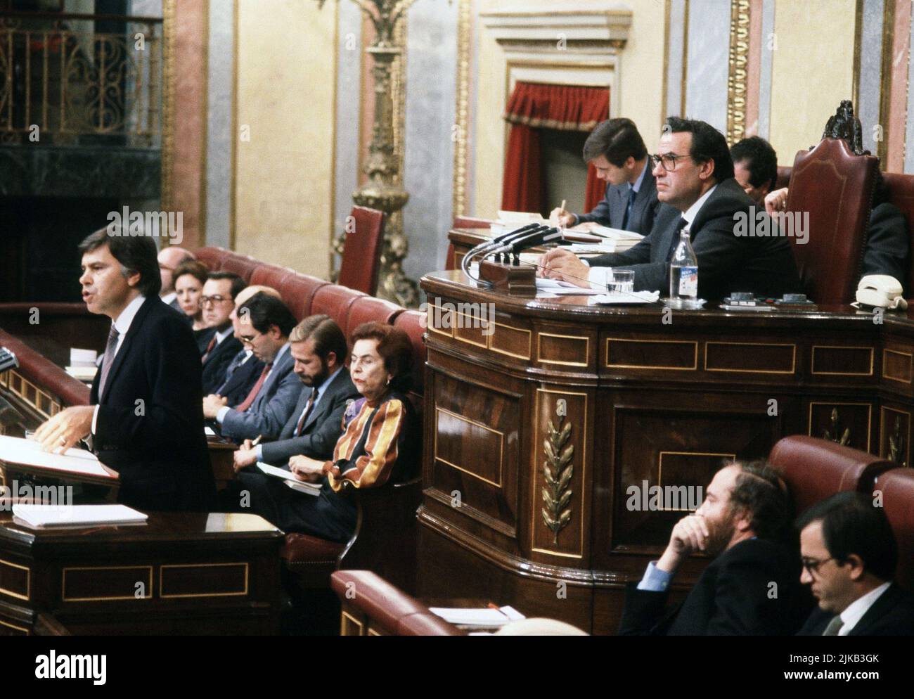 PECES BARBA ,GREGORIO. POLITICO ESPAÑOL.. COMO PRESIDENTE DEL CONGRESO ...