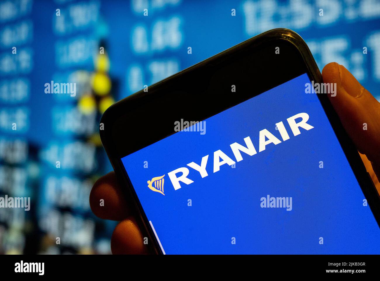 Photo illustration ryanair logo hi-res stock photography and images - Alamy