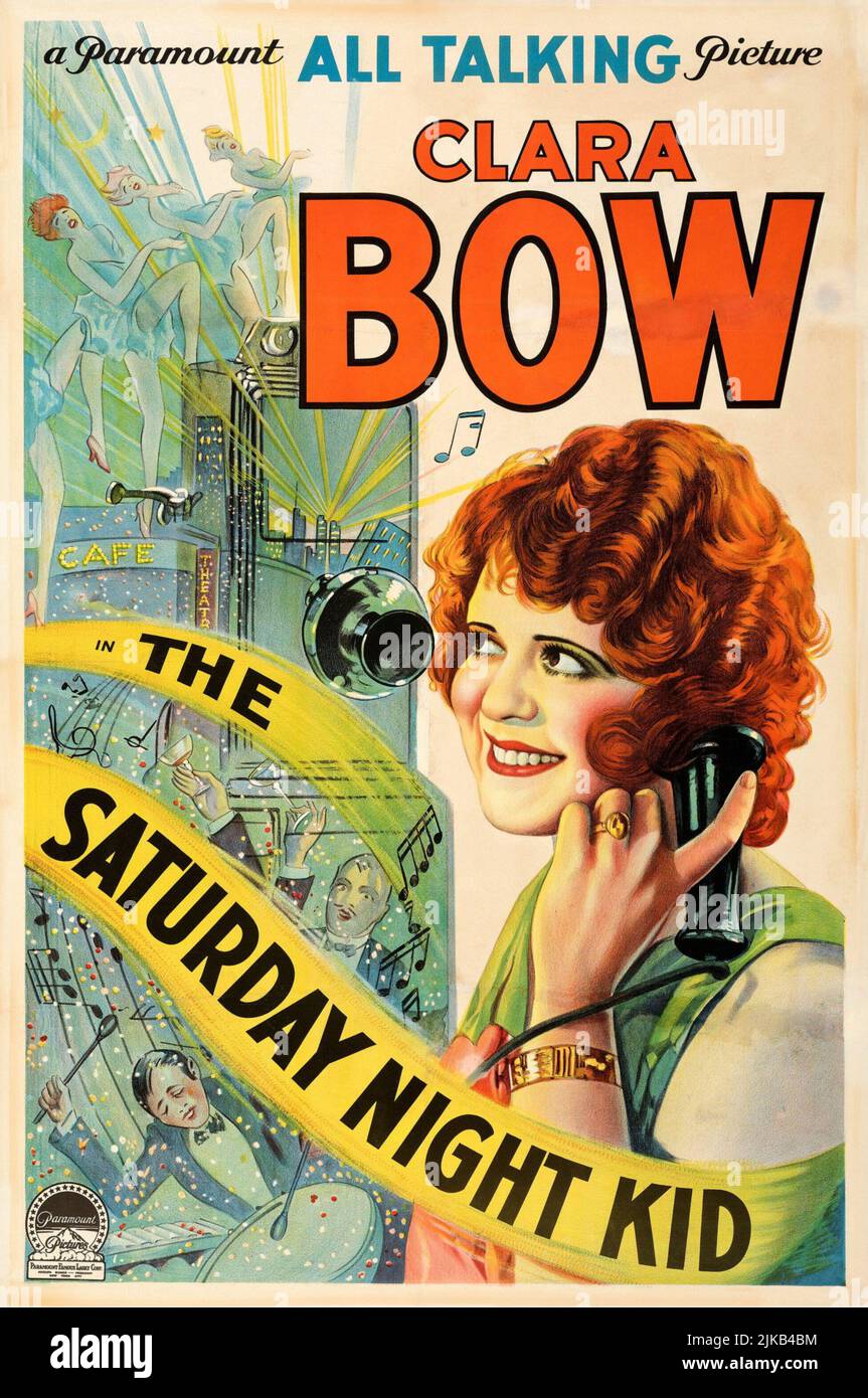 CLARA BOW in THE SATURDAY NIGHT KID (1929), directed by A. EDWARD ...