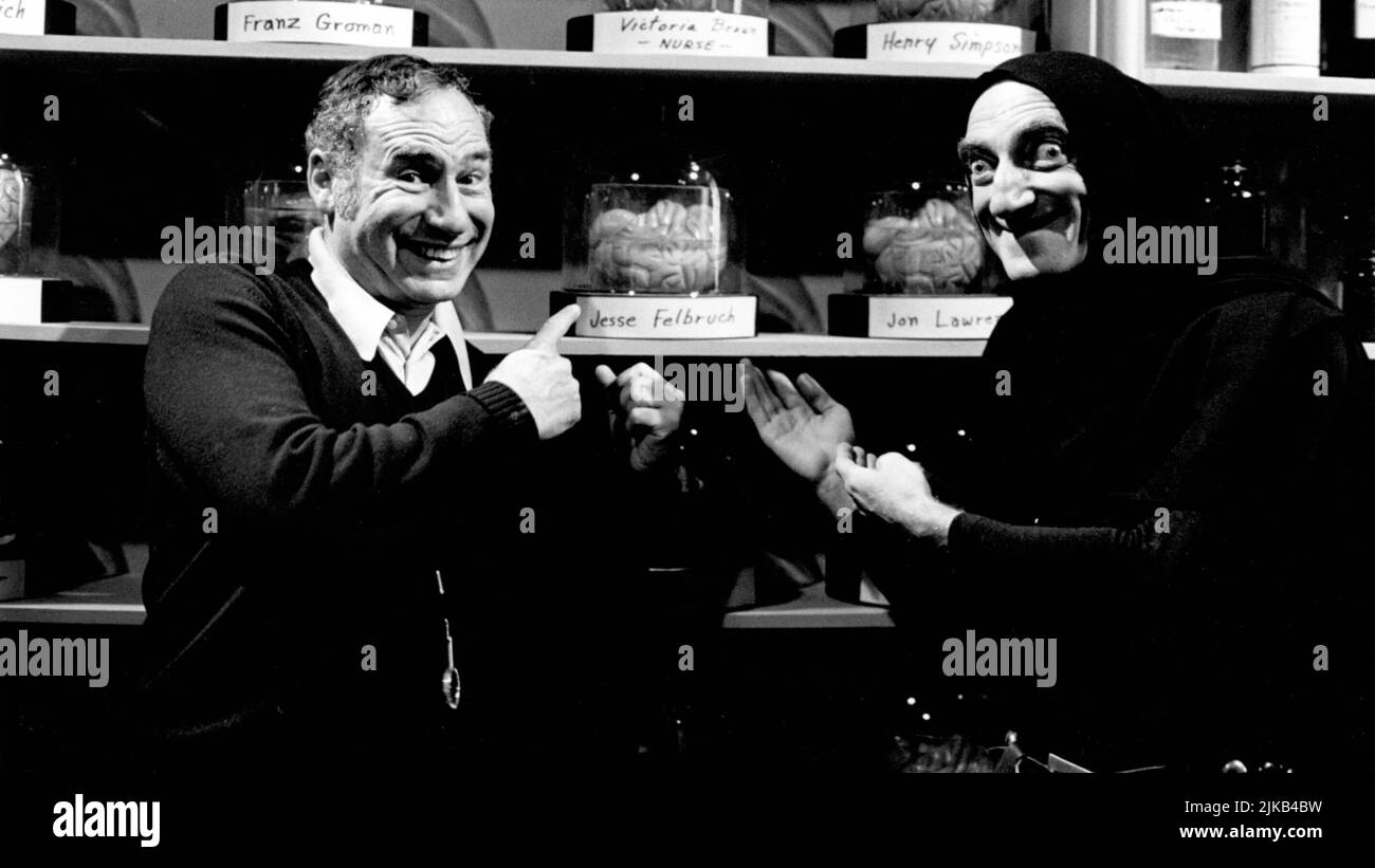 MEL BROOKS and MARTY FELDMAN in YOUNG FRANKENSTEIN (1974), directed by ...
