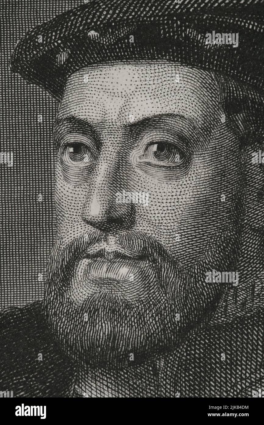 Charles V (1500-1558). Holy Roman Emperor and Archduke of Austria (1519 ...