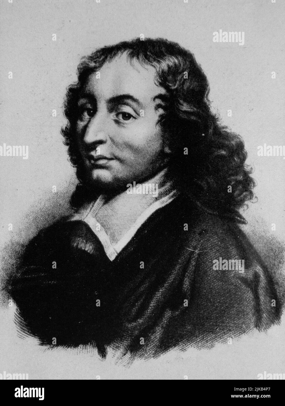 PASCAL , BLAISE. MATEMATICO Y FISICO FRANCES . 1623-1662. GRABADO ...