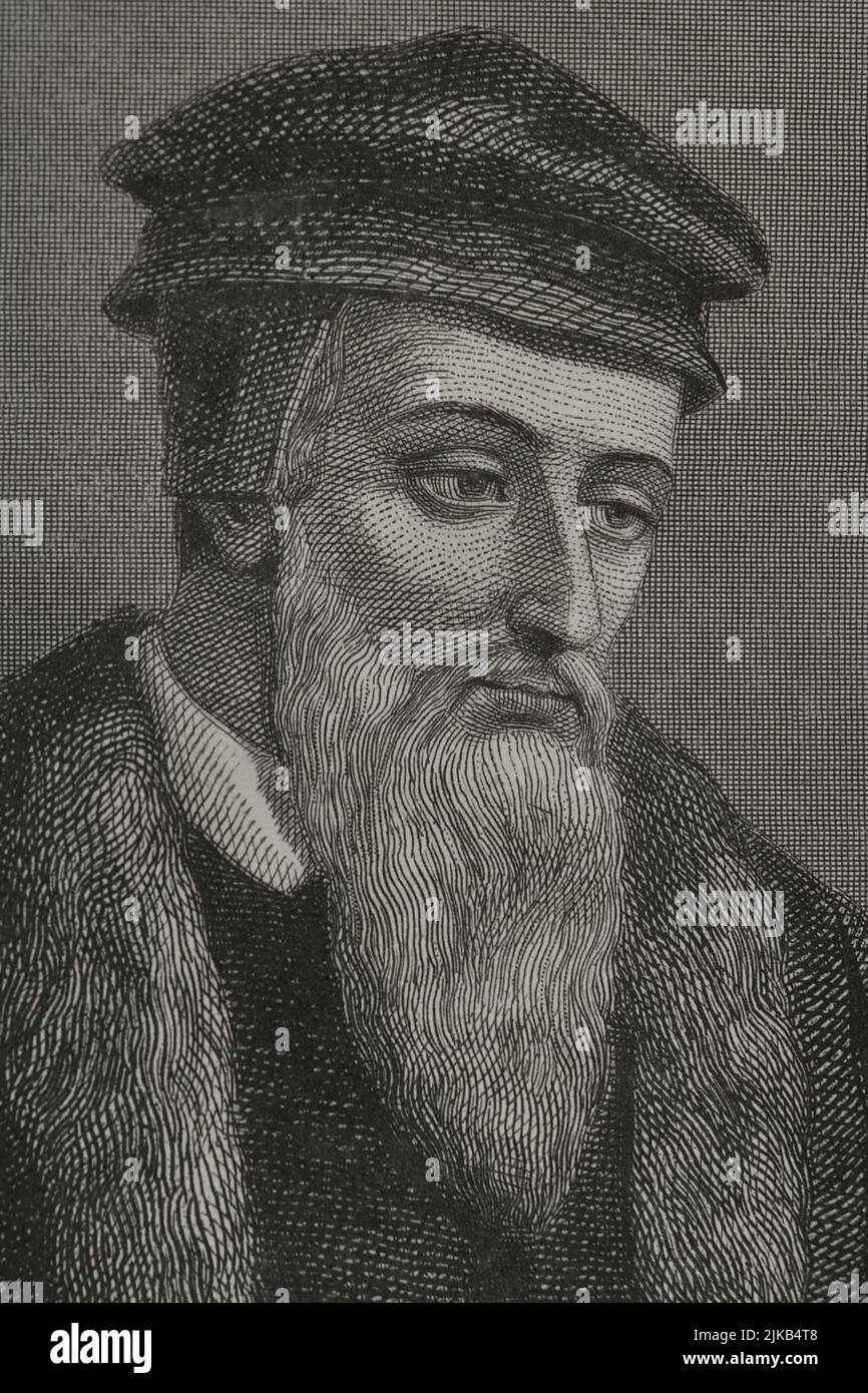 John Calvin (1509-1564). French theologian and reformer. Protestant ...