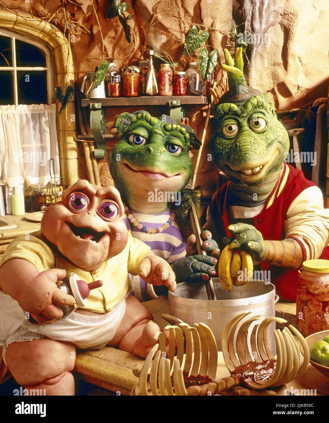 DINOSAURS (1991), directed by TOM TRBOVICH and BRUCE BILSON. Credit ...