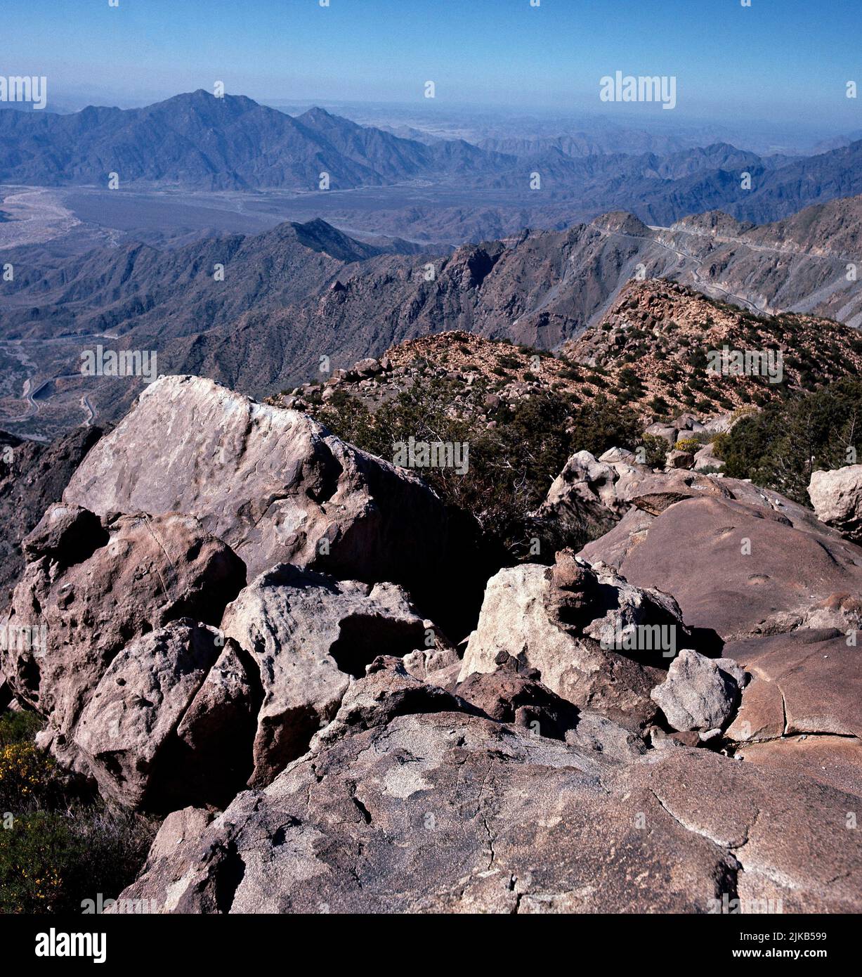 MONTE JABAL SHOAR. Location: EXTERIOR. Nación. ARABIA Stock Photo - Alamy