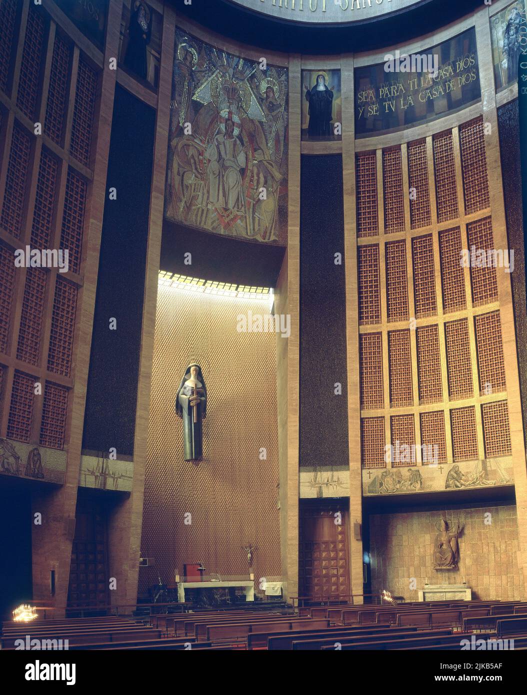 INTERIOR. Location: IGLESIA DE SANTA RITA. MADRID. SPAIN Stock Photo ...