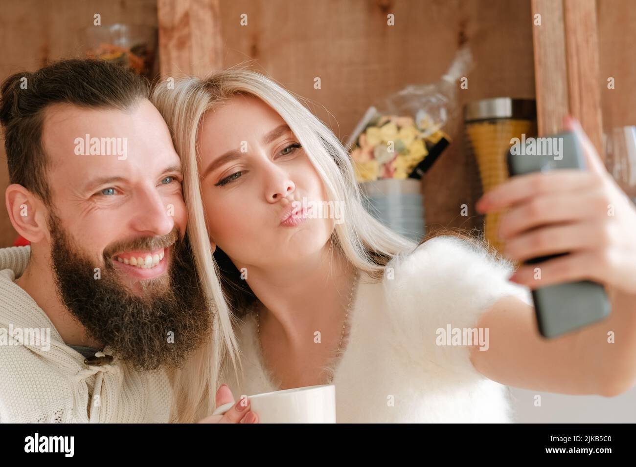 Selfie coffee hi-res stock photography and images - Alamy