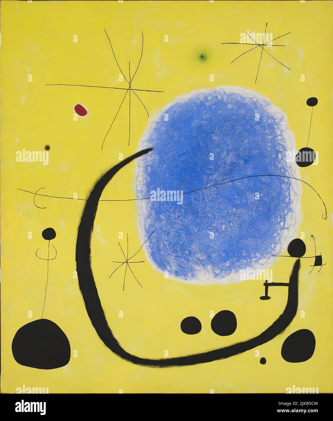 Joan Miro/ El oro azul, 1967. Acrílico sobre tela. 205 x 173 cm. Museum ...