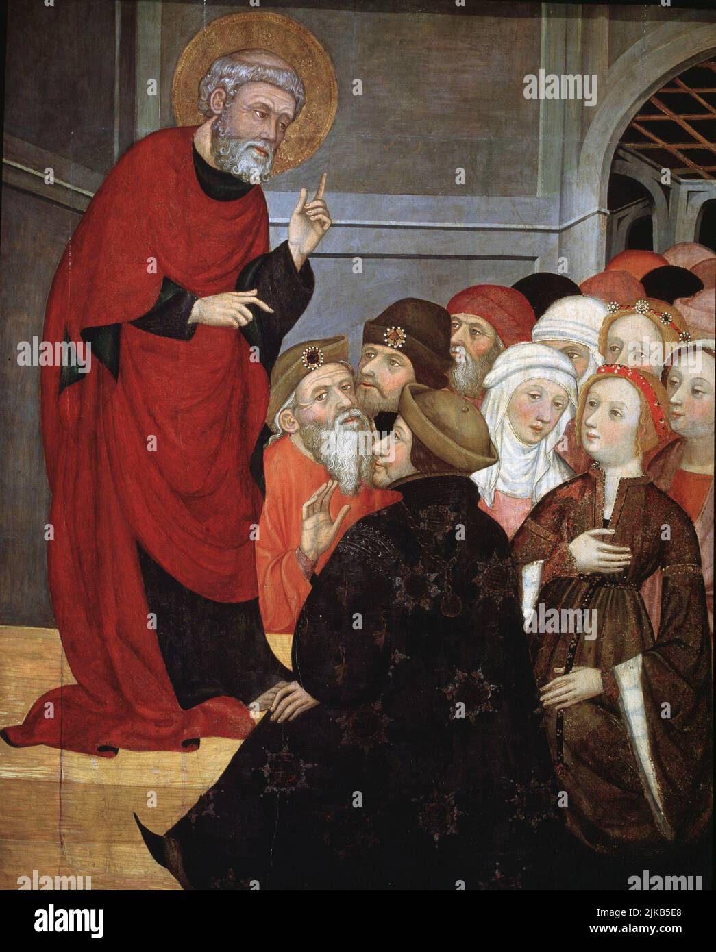 PEDRO , SAN. APOSTOL. MURIO EN EL AÑO 64. " PREDICACION DE SAN PEDRO ...