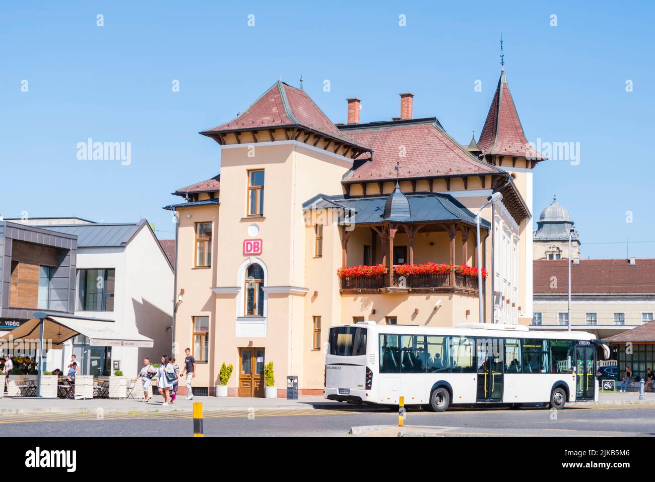 Bus station, Gyor, Hungary Stock Photo - Alamy