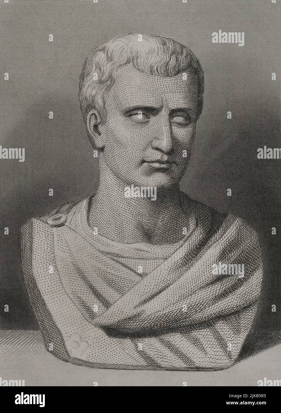 Marcus Tullius Cicero (106 BC-43 BC). Roman statesman, philosopher ...