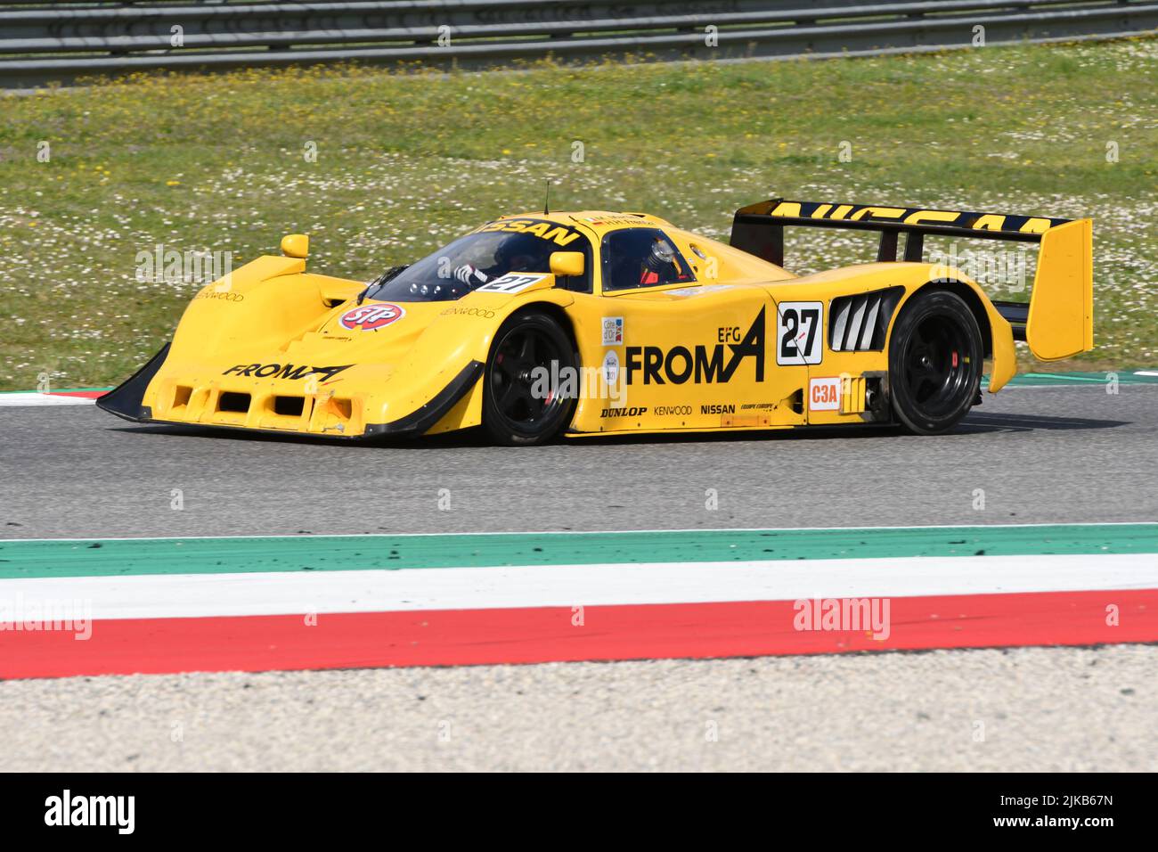 Scarperia, 3 April 2022: Nissan R90CK year 1990 in action during ...