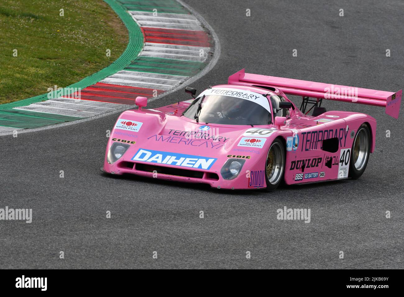 Scarperia, 3 April 2022: Spice SE90P year 1990 in action during Mugello ...