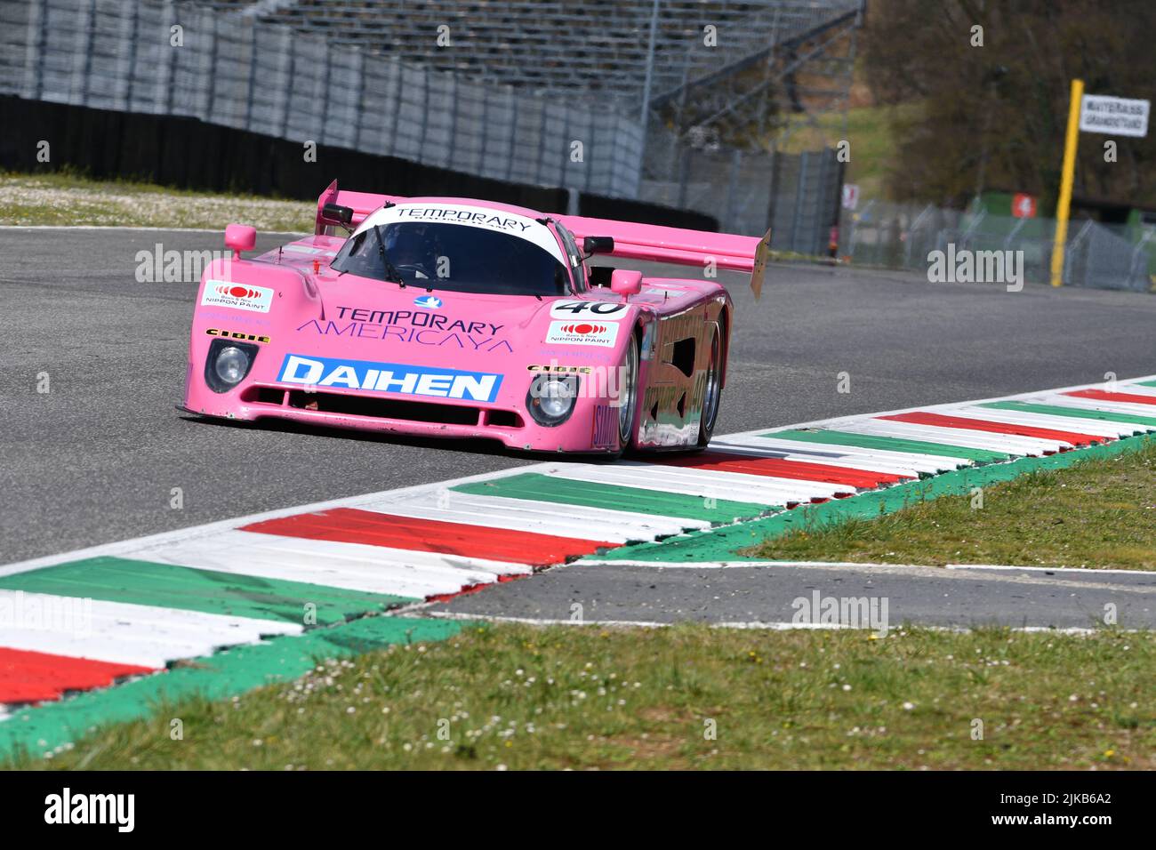 Scarperia, 3 April 2022: Spice SE90P year 1990 in action during Mugello ...