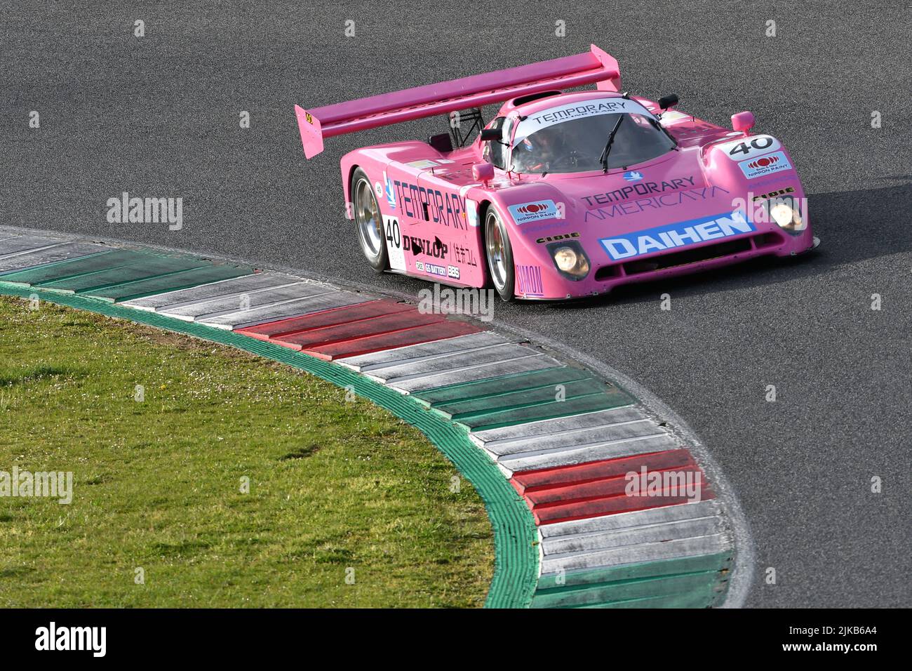 Scarperia, 3 April 2022: Spice SE90P year 1990 in action during Mugello ...