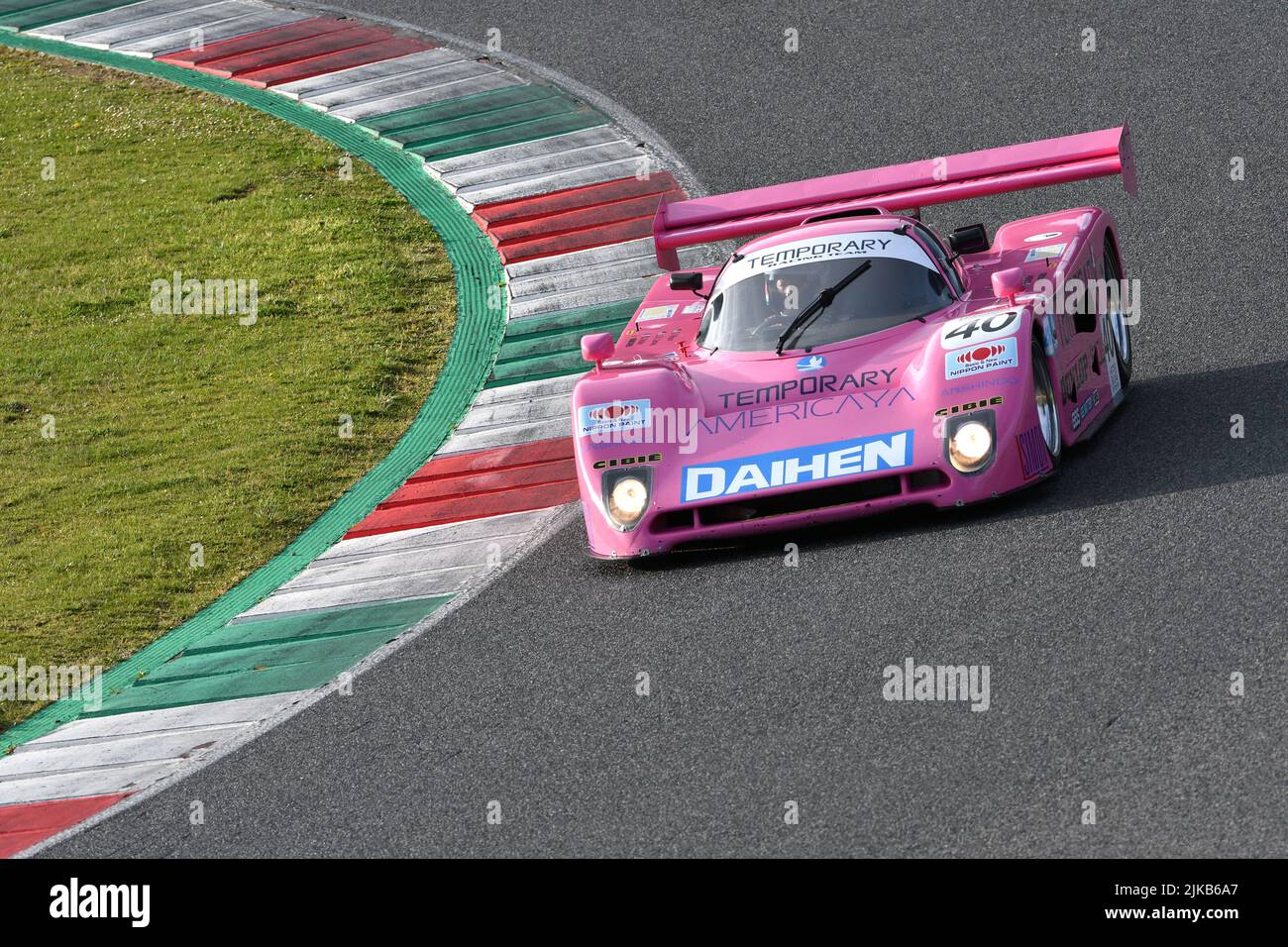 Scarperia, 3 April 2022: Spice SE90P year 1990 in action during Mugello ...