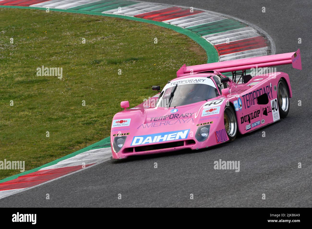 Scarperia, 3 April 2022: Spice SE90P year 1990 in action during Mugello ...