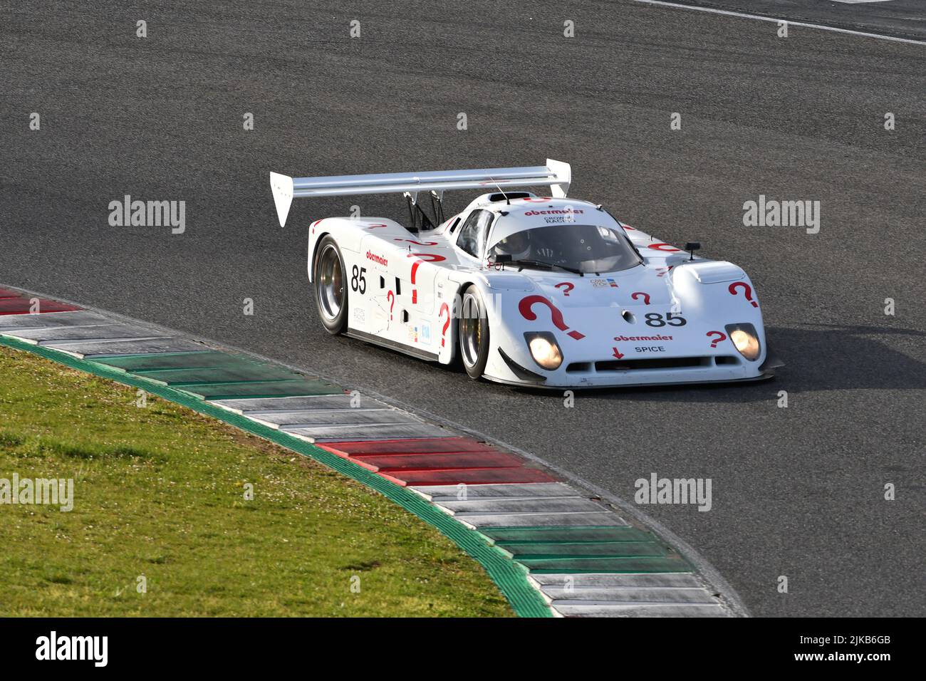 Scarperia, 3 April 2022: Spice SE90 year 1990 in action during Mugello ...