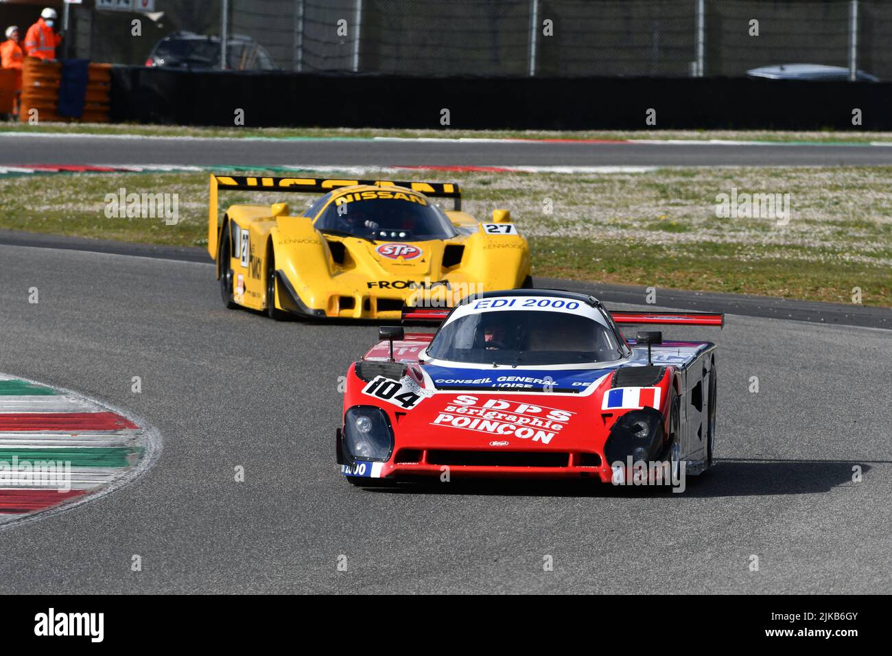 Scarperia, 3 April 2022: Spice SE89C year 1989 in action during Mugello ...