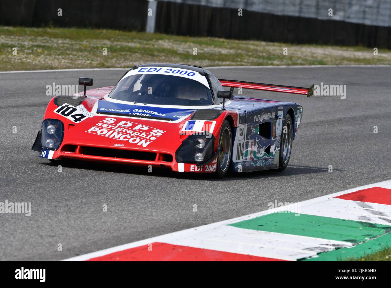 Scarperia, 3 April 2022: Spice SE89C year 1989 in action during Mugello ...