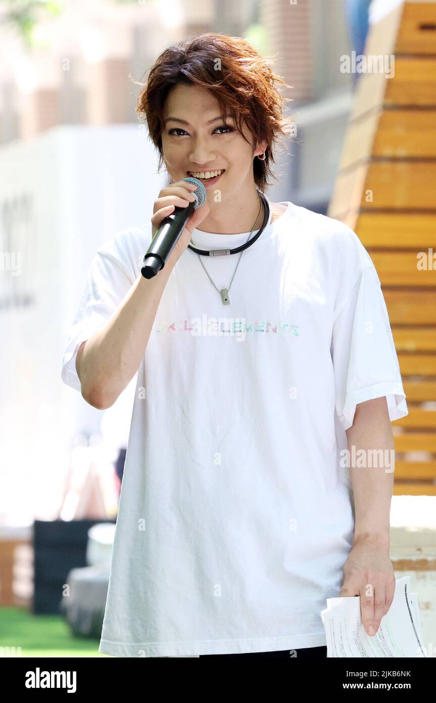 Tokyo, Japan. 1st Aug, 2022. Yutaka Kyan, athlete and ambassador of ...