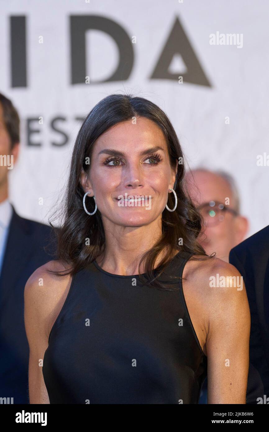 31-07-2022 Palma Queen Letizia attend the closing gala of the 12th ...