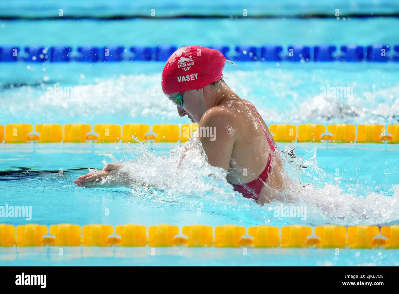 England's Sarah Vasey in the Women's 100m Breaststroke - Heat 2 at ...