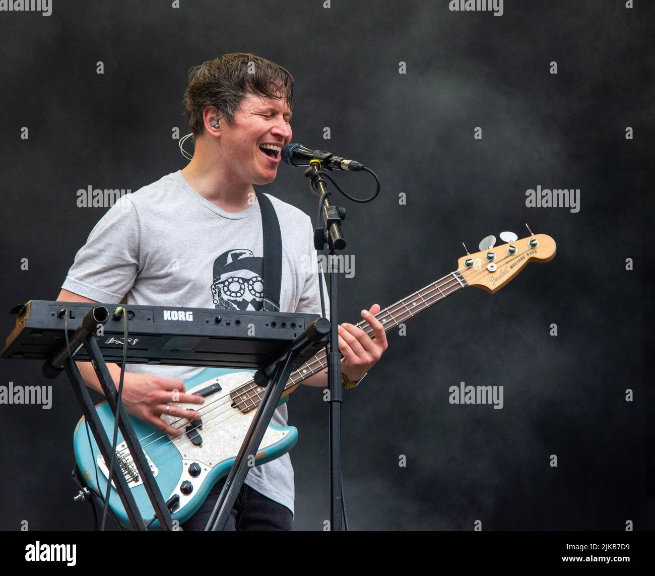 The Wombats play the main stage at Kendal Calling. Saturday 30th July ...