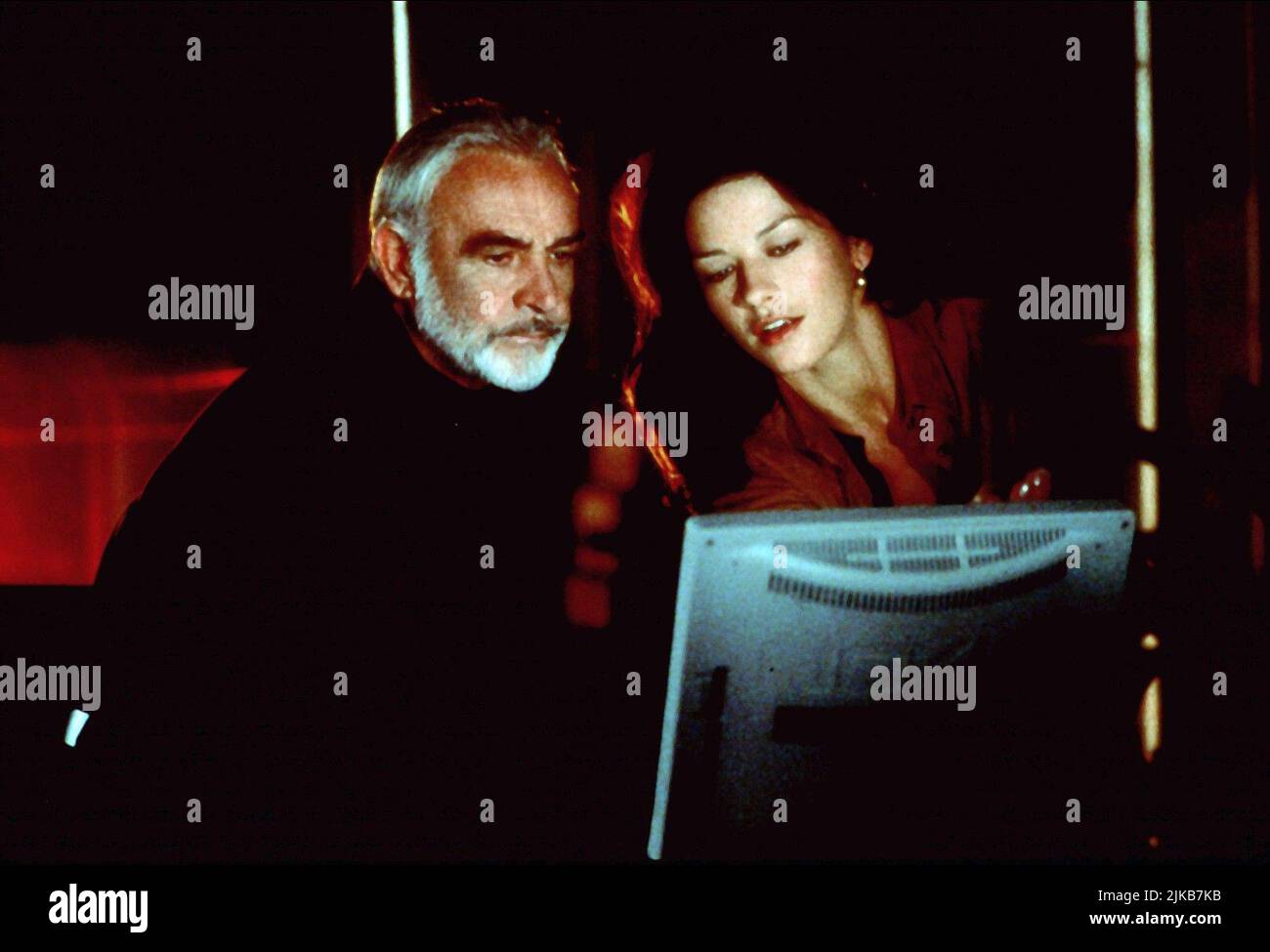 Sean Connery & Catherine Zeta Jones Film Entrapment (1999) Characters: Robert MacDougal ...