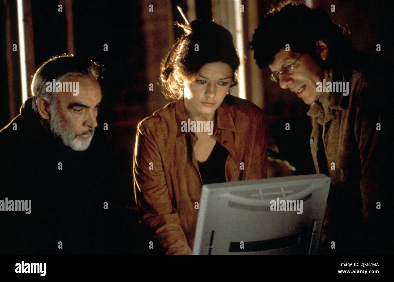 Sean Connery, Catherine Zeta Jones & Jon Amiel Film: Entrapment (1999) Characters: Robert ...