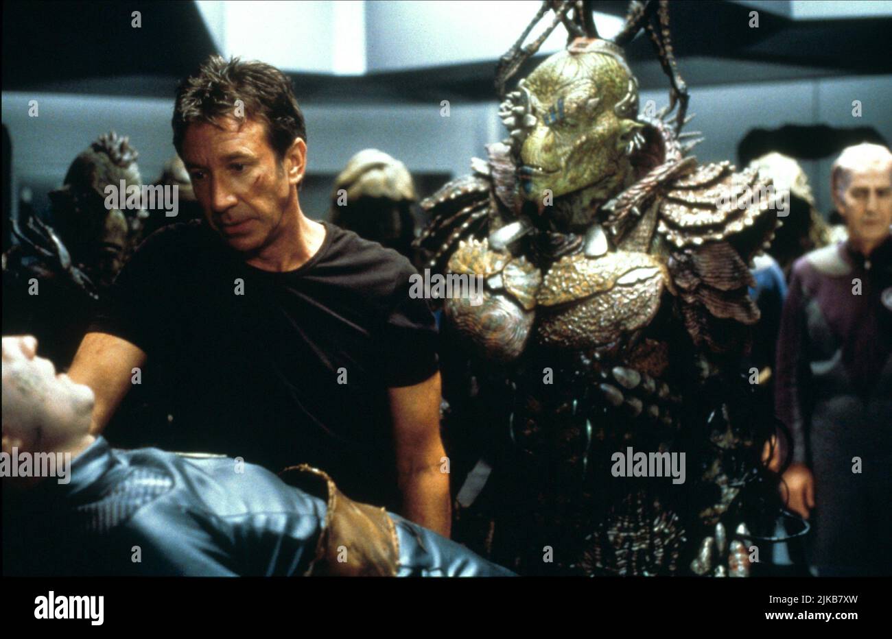 Tim Allen & Robin Sachs Film Galaxy Quest (USA 1999) Characters: Jason ...