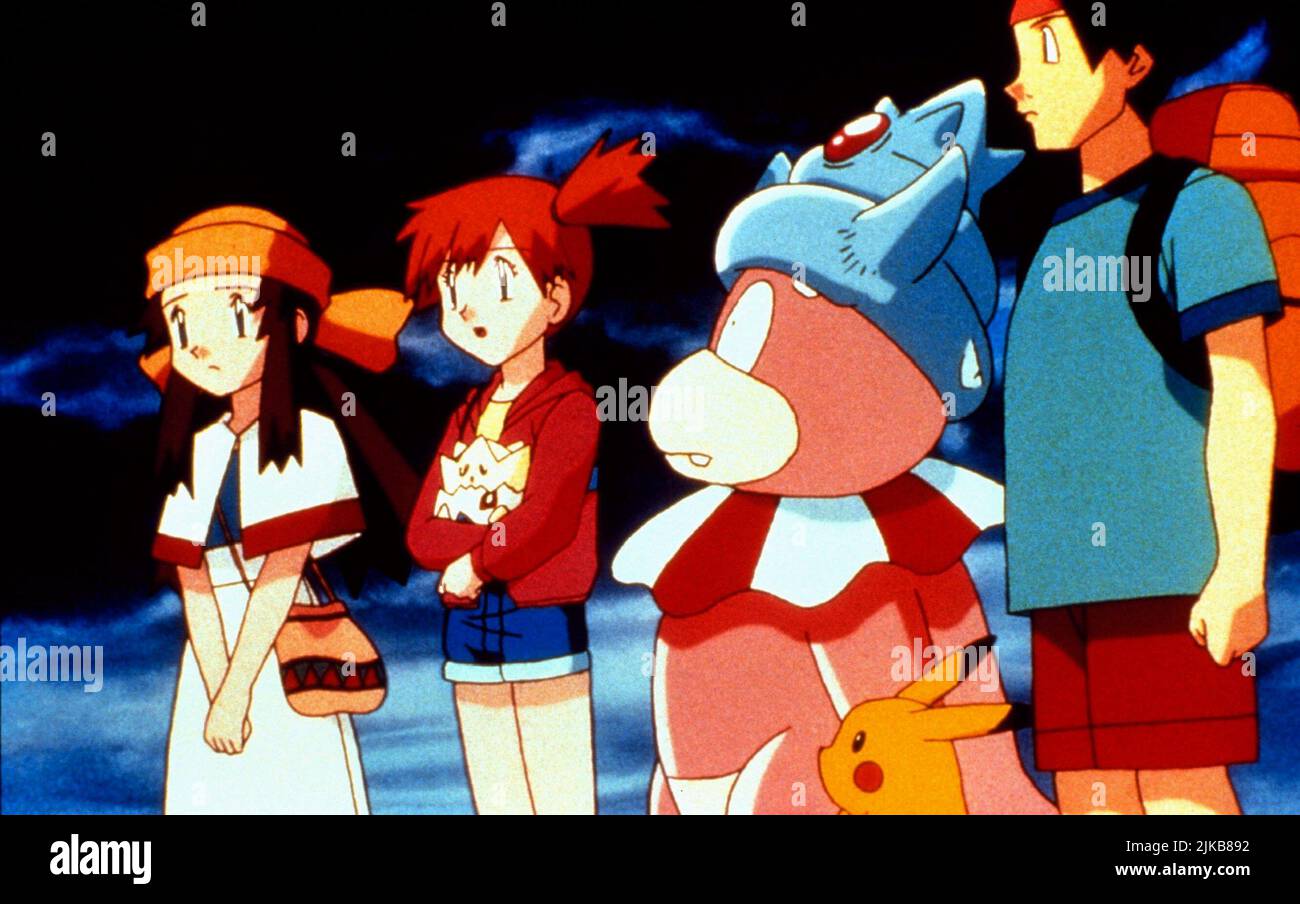 Melody,Misty,Slowking & Pikachu Film: Pokemon: Power Of One; Pokemon 2 ...