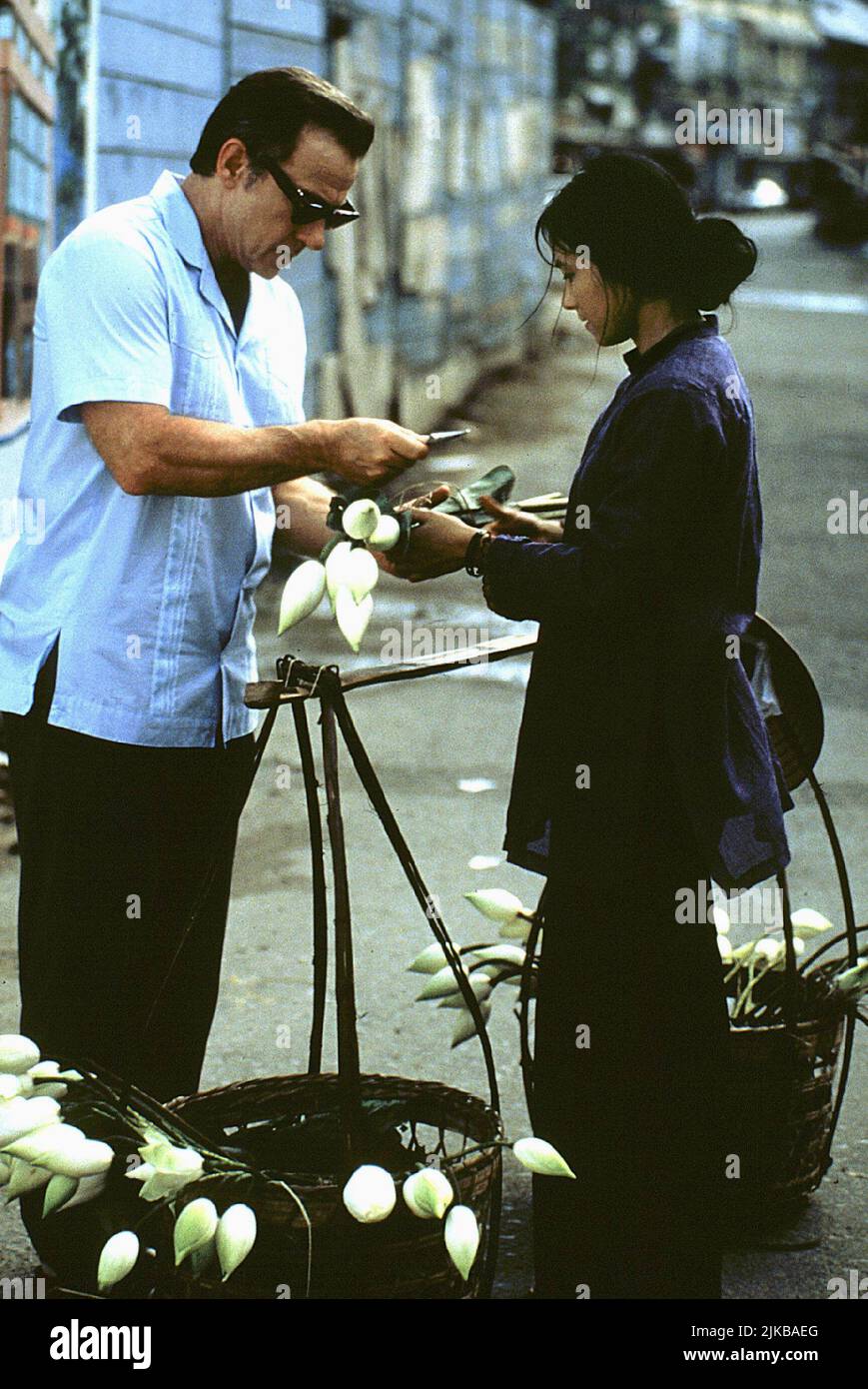 Harvey Keitel,Ngoc Hiep Nguyen Film: Three Seasons (1999) Characters: James Hager,Kien An ...