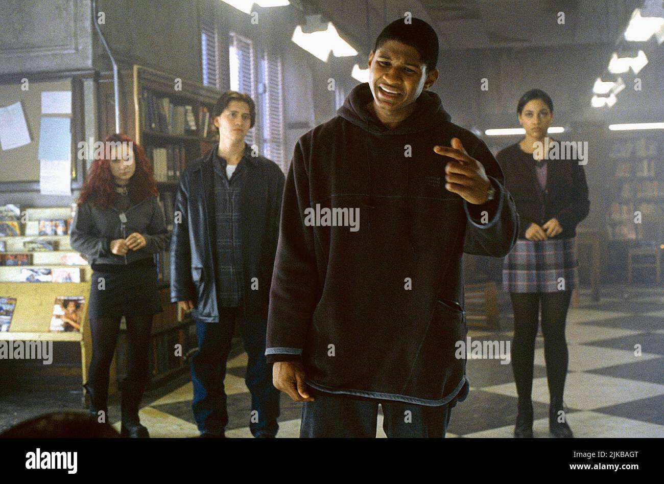 Sara Gilbert,Clifton Collins Jr, Usher Raymond & Rosario Dawson Film: Light It Up (1999 ...