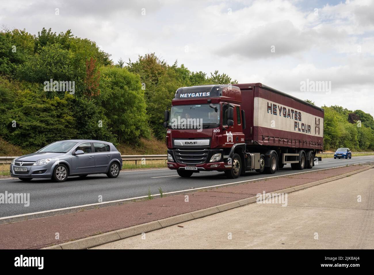 Heygates Flour lorry travelling along southern bypass in Norwich ...