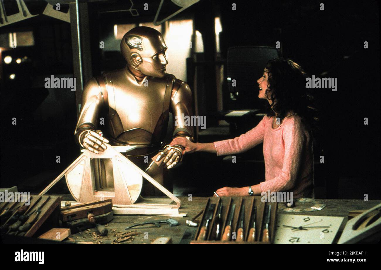 Robin Williams, Embeth Davidtz Film: Bicentennial Man (USA/DE 1999 ...
