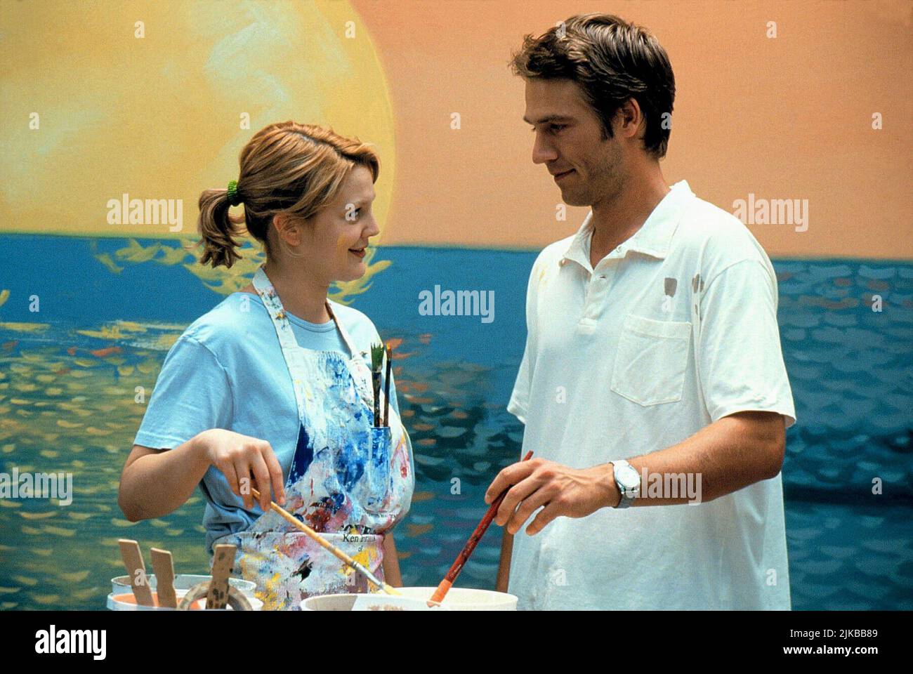 Drew Barrymore Michael Vartan Film Never Been Kissed 1999