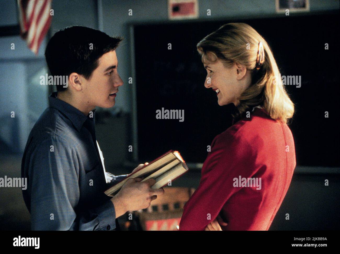 Jake Gyllenhaal & Laura Dern Film October Sky (1999) Characters: Homer ...