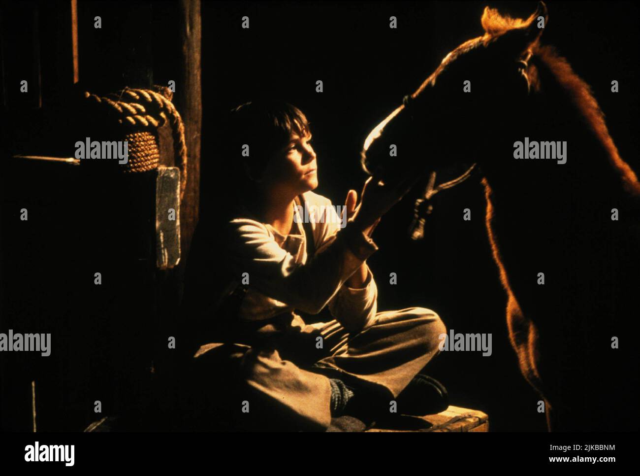 Chase Moore & Horse Film Running Free (1999) Characters: Young Richard ...