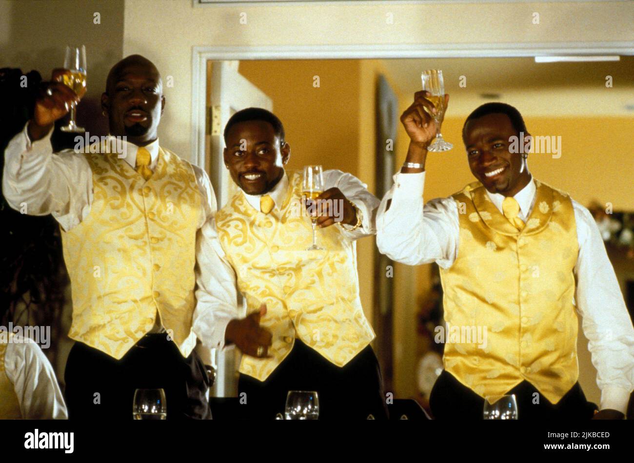 Richard T. Jones, Omar Epps & Tay Diggs Film The Wood (1999) Characters: Slim,Mike & Director ...