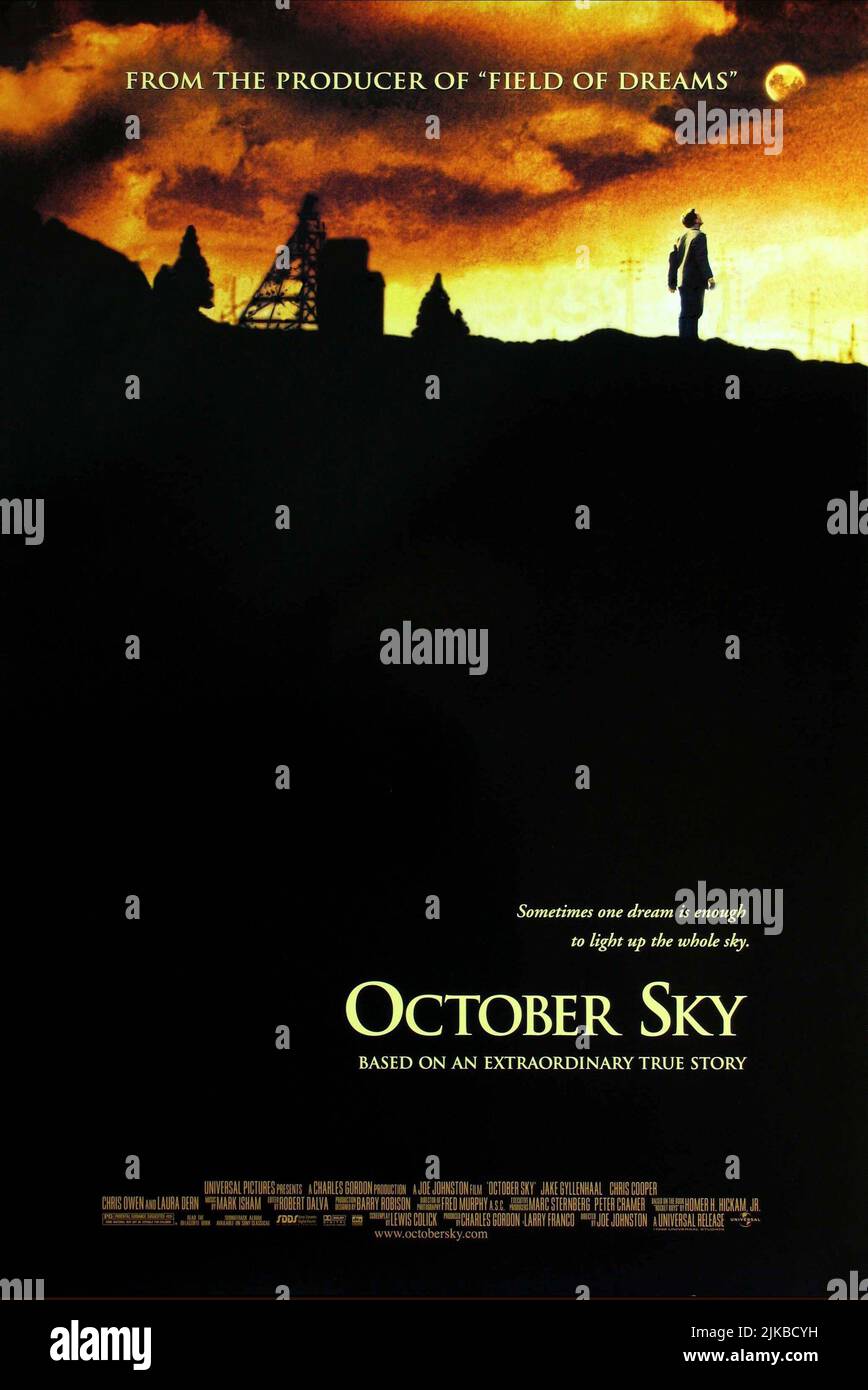 Movie Poster Film October Sky (1999) Director: Joe Johnston 19 February ...