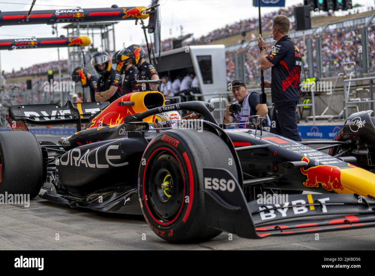 Budapest - 29-07-2022, Hungaroring, Max Verstappen at the Formula 1 ...