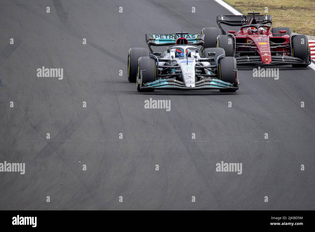 Budapest - 31-07-2022, Hungaroring, George Russell at the Formula 1 ...