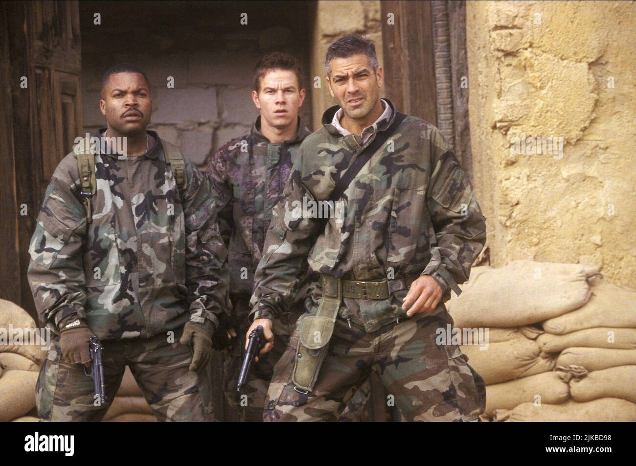 Ice Cube, Mark Wahlberg & George Clooney Film: Three Kings (USA/AUS ...